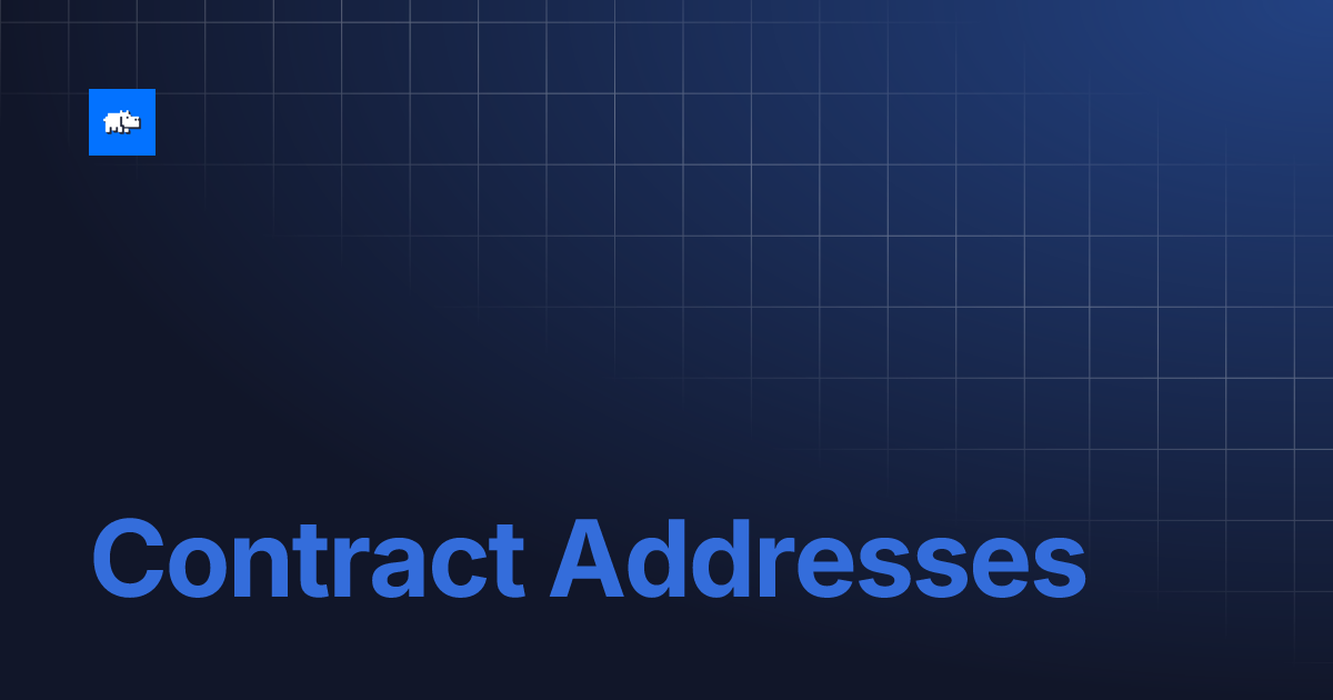 Contract Addresses | Resupply.fi